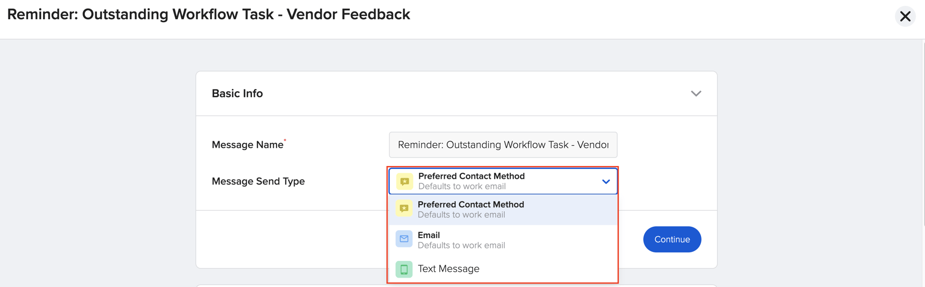 How to set customizable reminder Messages